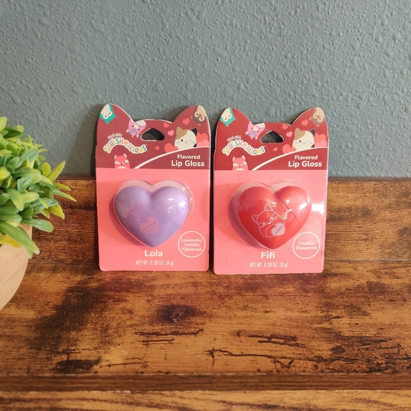 Squishmallows | Makeup | Squishmallow Lip Gloss Set Of 2 Valentines Day ...